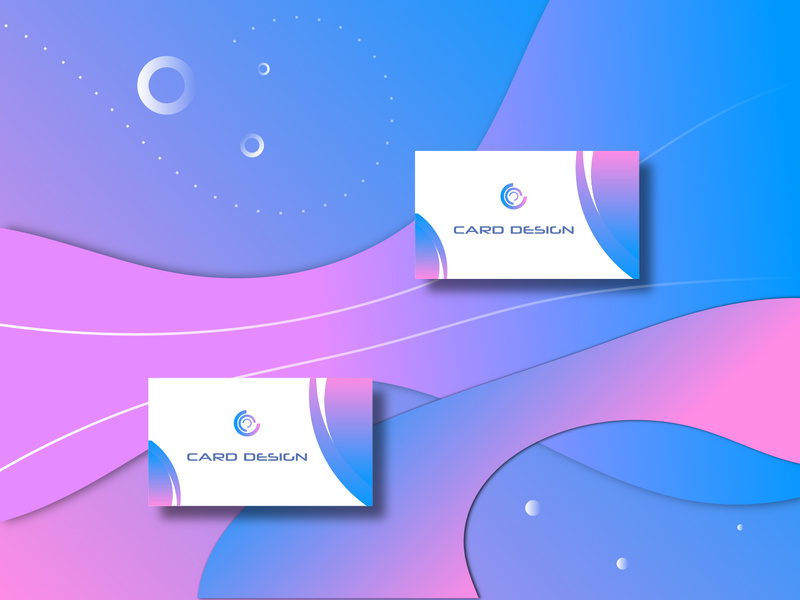 blue and pink sky card mock-up by Naderart200 ~ EpicPxls