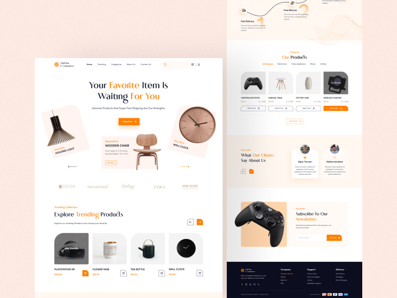 Outflow E-Commerce Website Figma Template by Tanvir Ahammed ~ EpicPxls