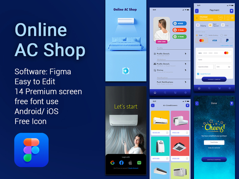 Online AC Shop Mobile App by SB Trading ~ EpicPxls