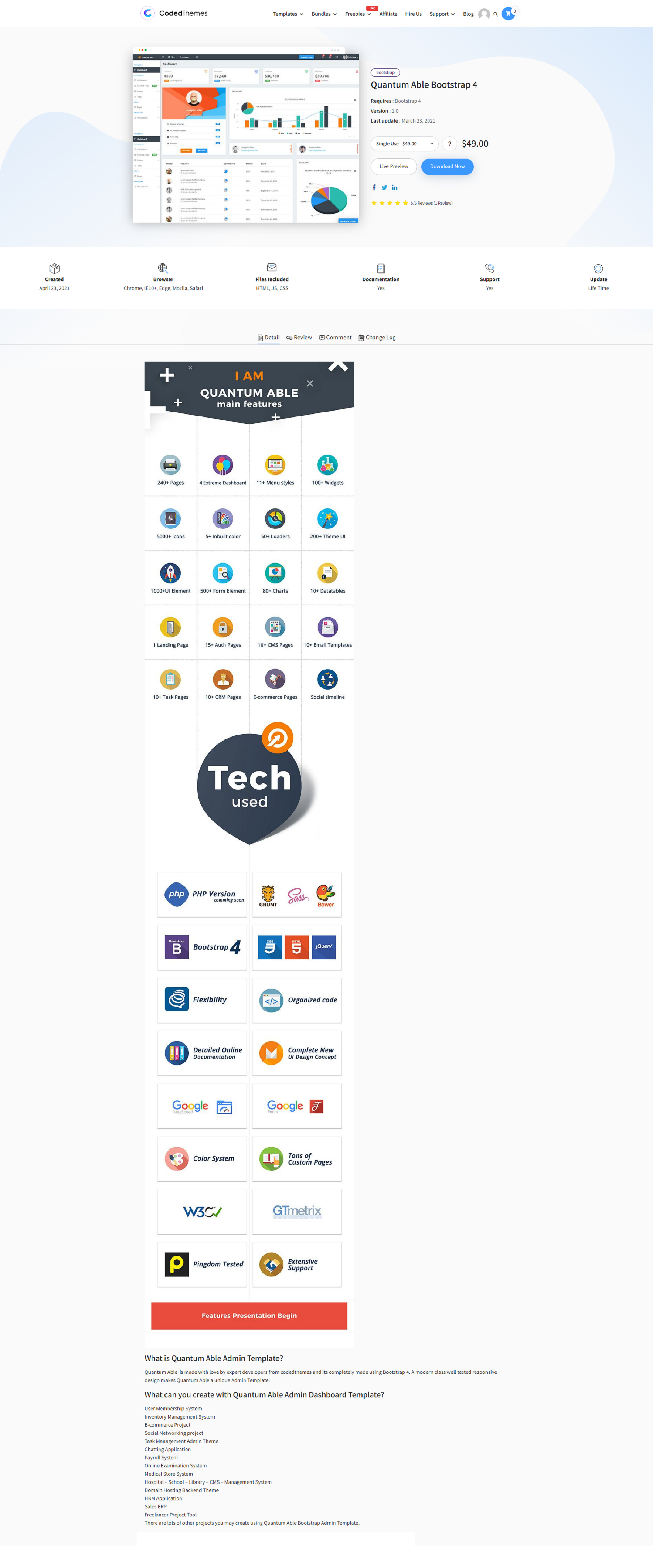 Quantum Able Bootstrap 4管理模板(Quantum Able Bootstrap 4 Admin Template) - ui老爸_优质的ui模板和素材下载站