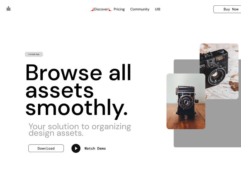 Assets Landing Website by Amir's Creative Hub ~ EpicPxls