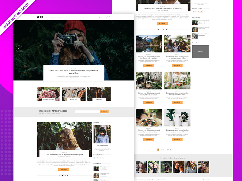 Personal blog template by ixdesignlab ~ EpicPxls