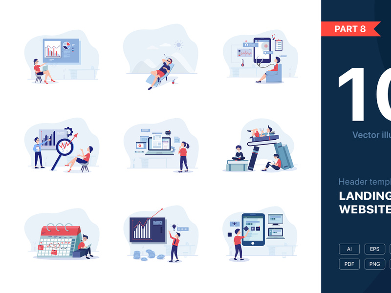 [Part 8] Website illustrations set by Freeslab88 ~ EpicPxls