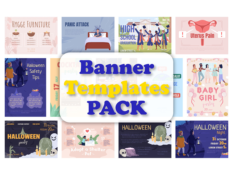 Banner templates bundle by The Img ~ EpicPxls