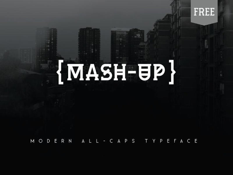Mash-Up FREE FONT by Ilyas Yunusov ~ EpicPxls