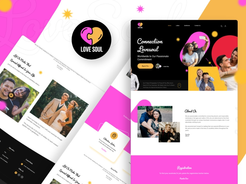 Love Soul Template - UI Adobe XD by Charlestsmith888 ~ EpicPxls