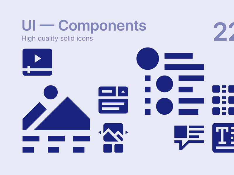 UI — Components Icons by EDT ~ EpicPxls
