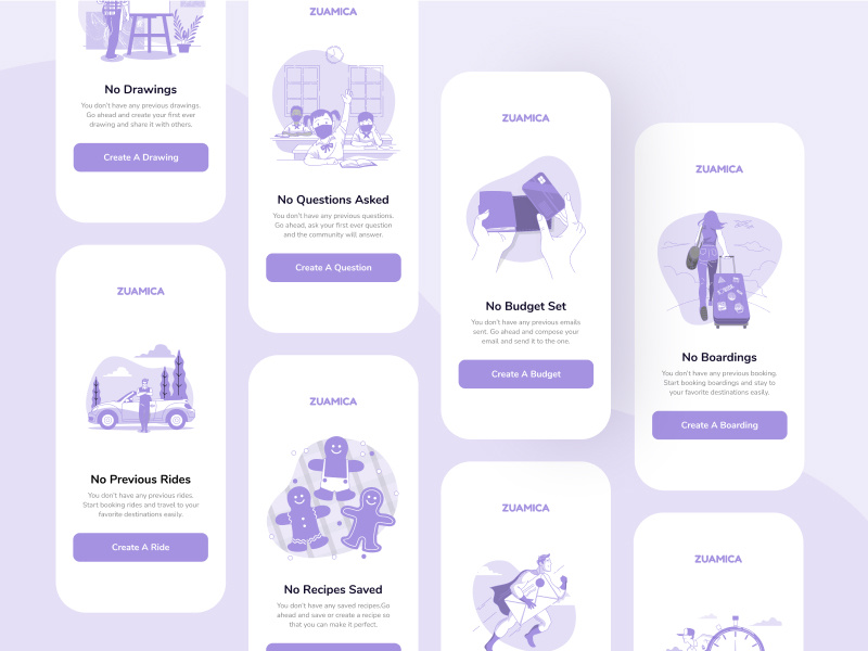 Empty States UI Kit by Salman Khan ~ EpicPxls