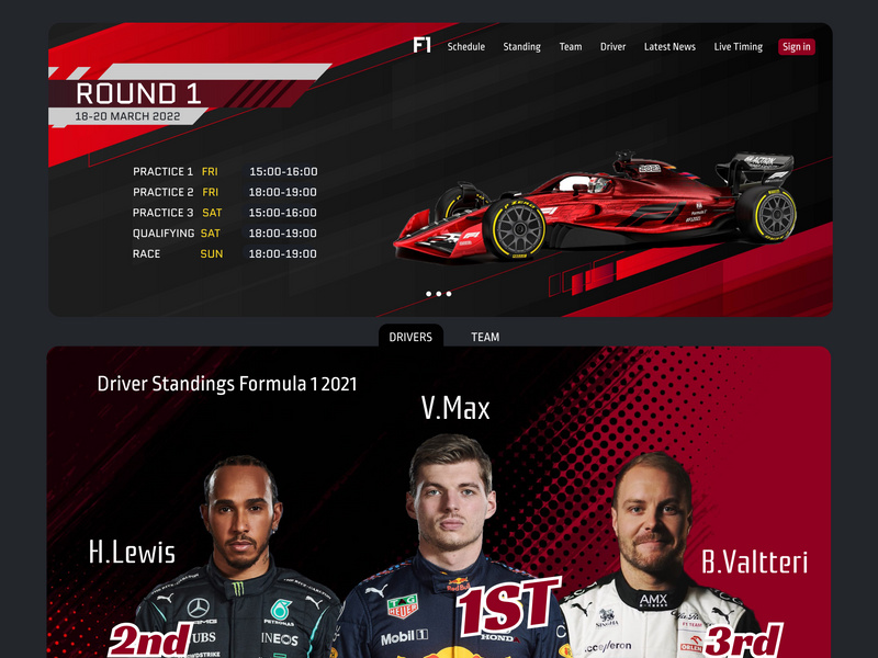 Formular1 Redesign by Pikpluss ~ EpicPxls