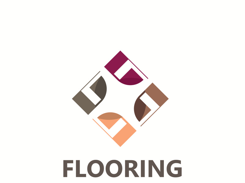 Flooring Logo design, custom Layer Vector elegant business ~ EpicPxls