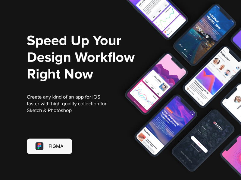 Origin Mobile UI Kit for FIGMA by Freeslab88 ~ EpicPxls