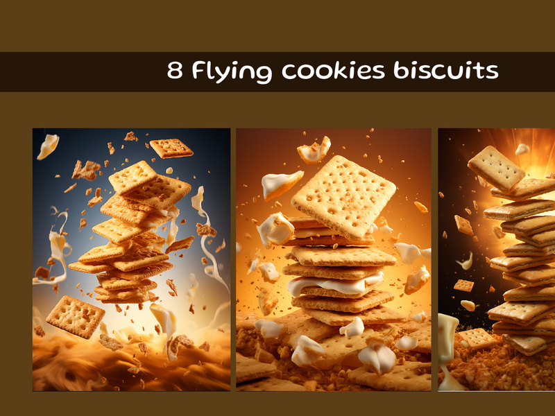 Flying cookies biscuits by Samiraas8891 ~ EpicPxls