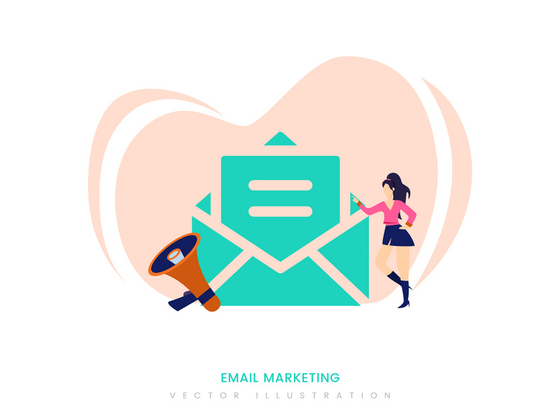 Email marketing vector illustration by TuyenHT ~ EpicPxls