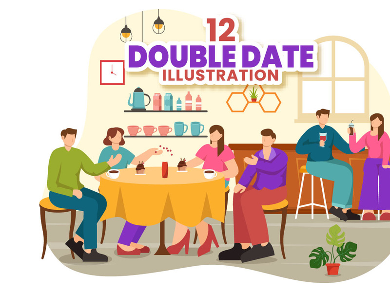 12 Double Date Illustration by denayuneep ~ EpicPxls