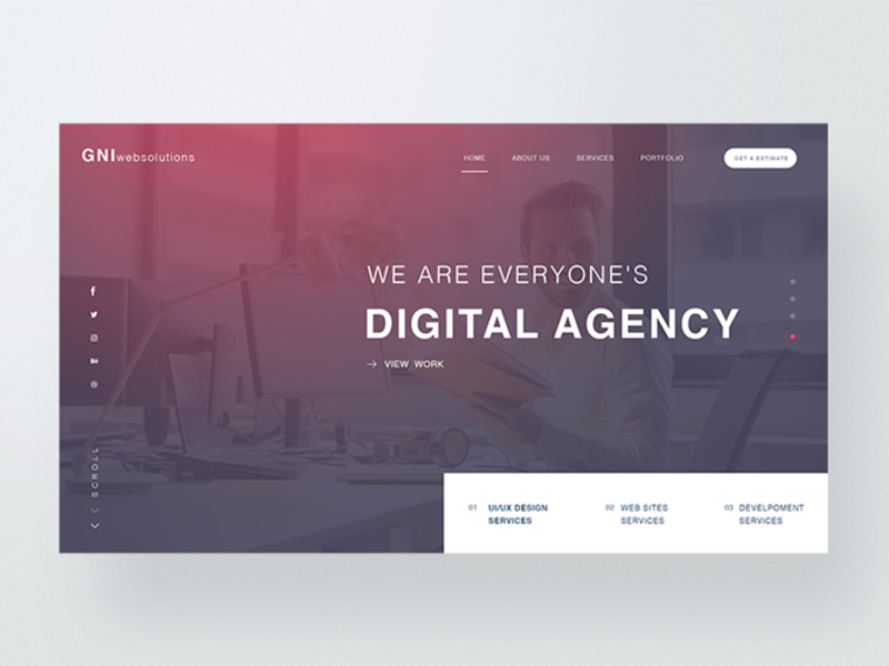 Creative Agency PSD Template by Madbrains ~ EpicPxls