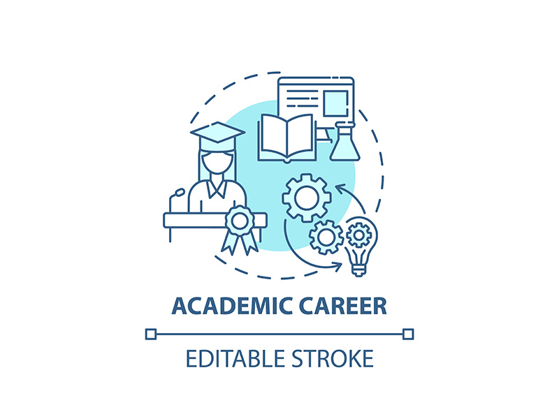 Academic career concept icon by bsd studio ~ EpicPxls