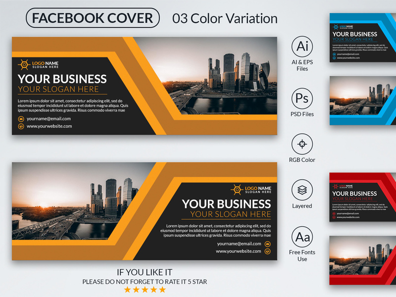 Creative Facebook Cover Design Template by Md Rony Ahmed ~ EpicPxls