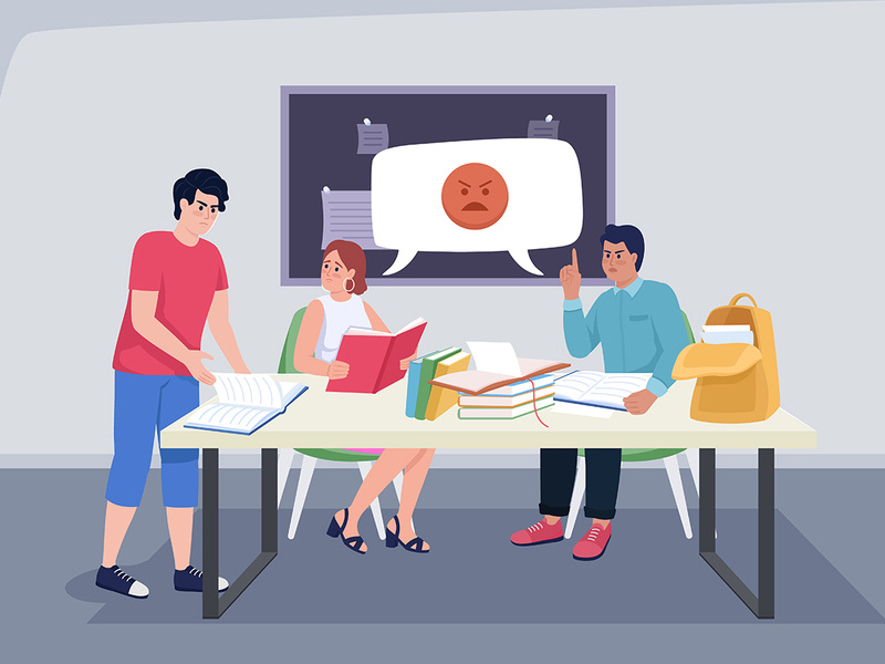 Conflict between students during work upon project flat ~ EpicPxls