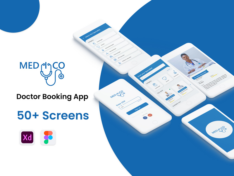 Doctor Booking App by Cogent Web Services ~ EpicPxls