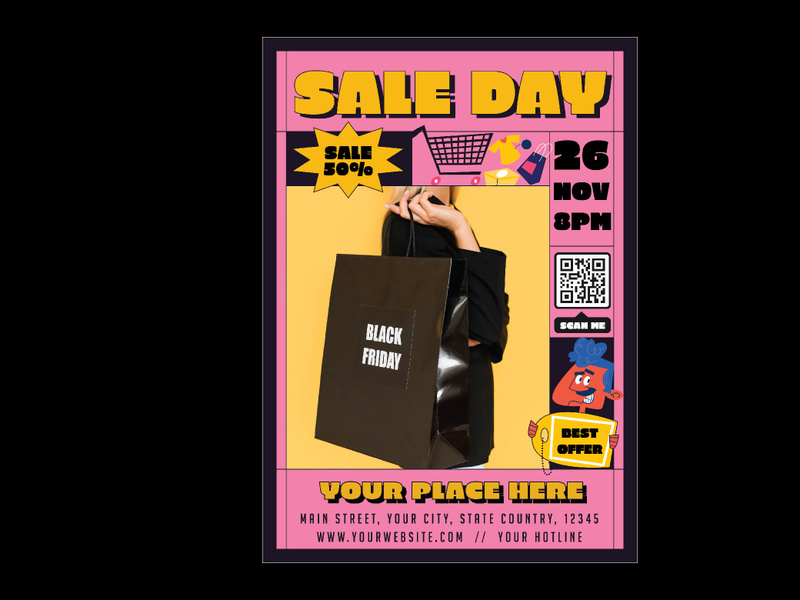 Sale Day Flyer by iDoodle ~ EpicPxls