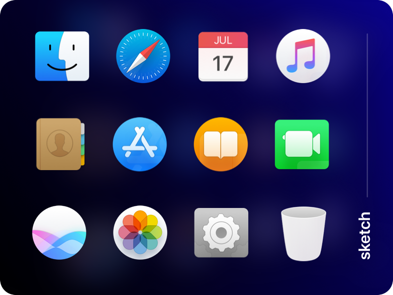 Mac OS dock icons vectorized by Aurélien Salomon ~ EpicPxls