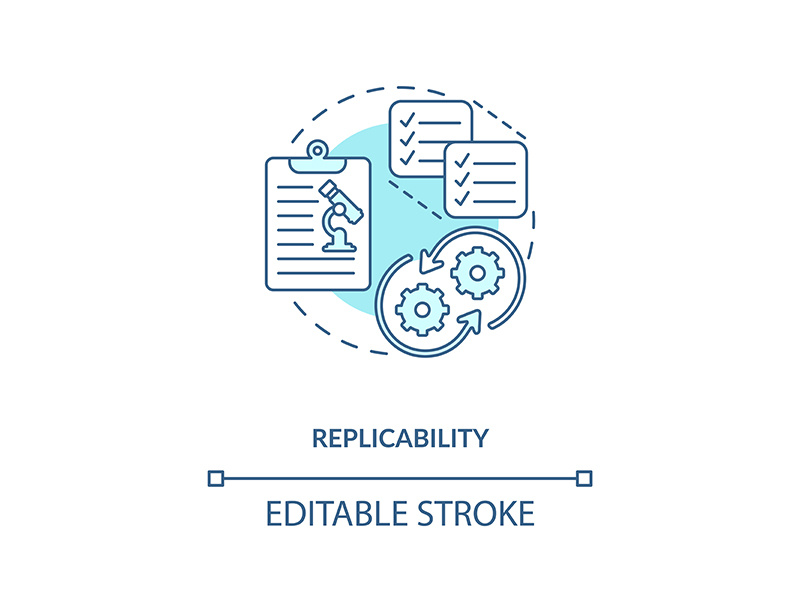 Replicability concept icon by bsd studio ~ EpicPxls
