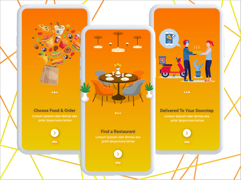 Onboarding Screens design by SHAH RUKH KHAN ~ EpicPxls