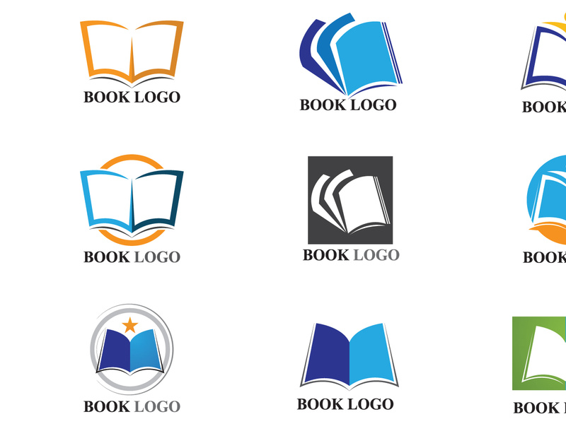 Book reading logo vector by Upgraphic ~ EpicPxls