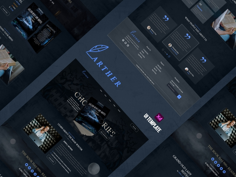 Arther UI Template - UI Adobe XD by Charlestsmith888 ~ EpicPxls