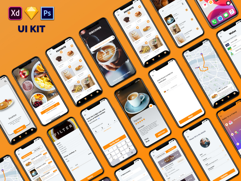Coffee Shop Delivery App with Admin Dashboard by Ismail ~ EpicPxls