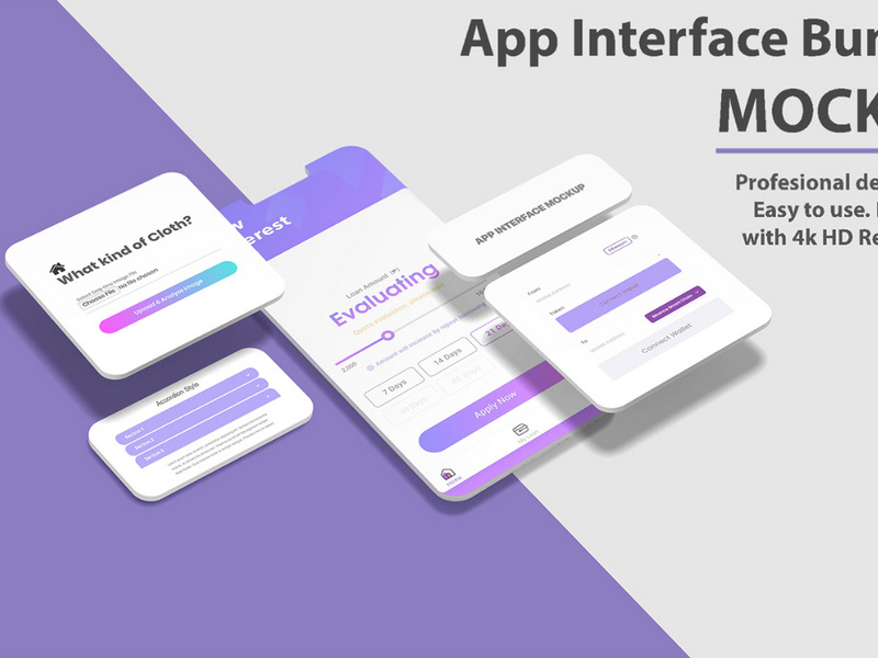 App Interface Screen Mockup by Mojojoisthestig 097 ~ EpicPxls