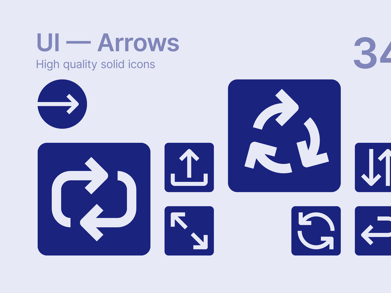 UI — Arrows Icons by EDT ~ EpicPxls