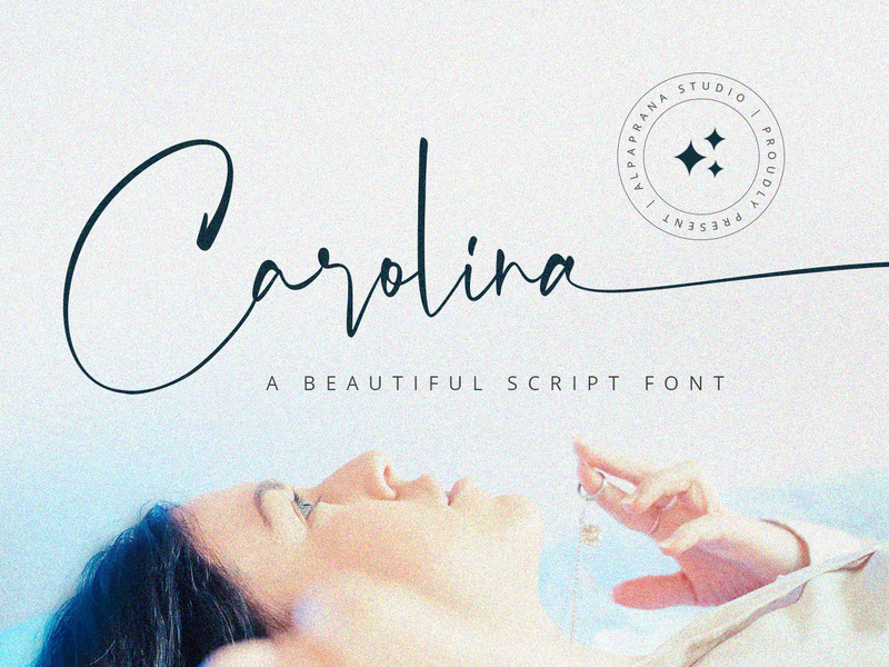 Carolina - Stylish Script Font by Alpaprana Studio ~ EpicPxls