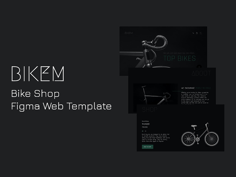 Bikem - Figma Web Template by Aurora-Themes ~ EpicPxls
