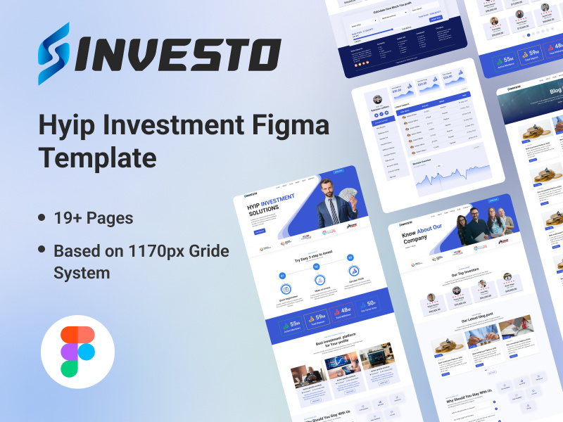 Investo - Hyip Investment Figma Template by Khaliduxui ~ EpicPxls