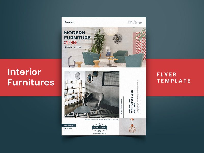 Interior Furniture Flyer-01 by 3djagan ~ EpicPxls