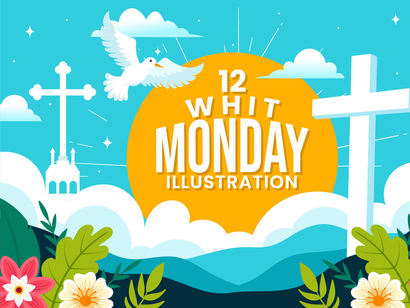 12 Whit Monday Illustration by denayuneep ~ EpicPxls