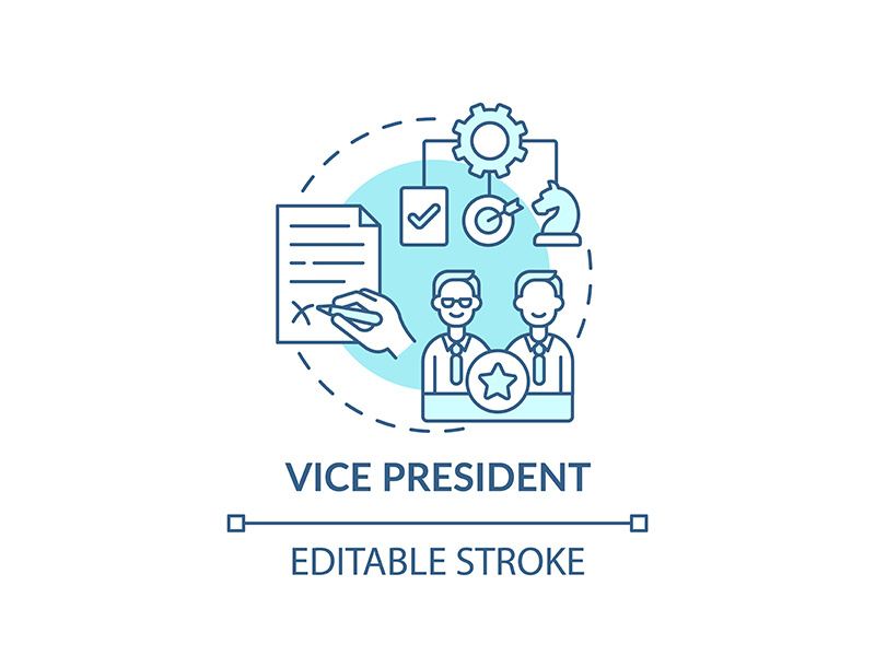 Vice president concept icon by bsd studio ~ EpicPxls