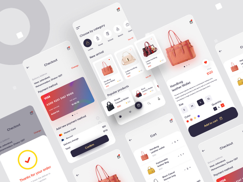 E-commerce App Interface Design-2 by dotpixel-agency ~ EpicPxls
