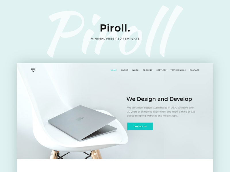 Free PSD Portfolio Template by Svetlana Sudina ~ EpicPxls