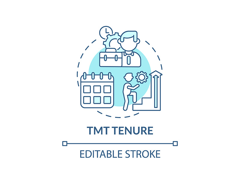 Tmt tenure concept icon by bsd studio ~ EpicPxls