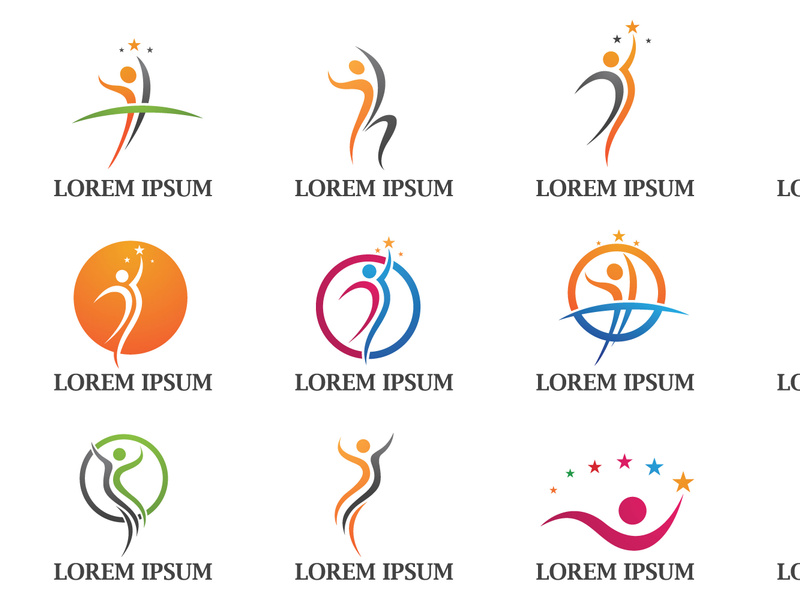 Human character logo sign by Upgraphic ~ EpicPxls