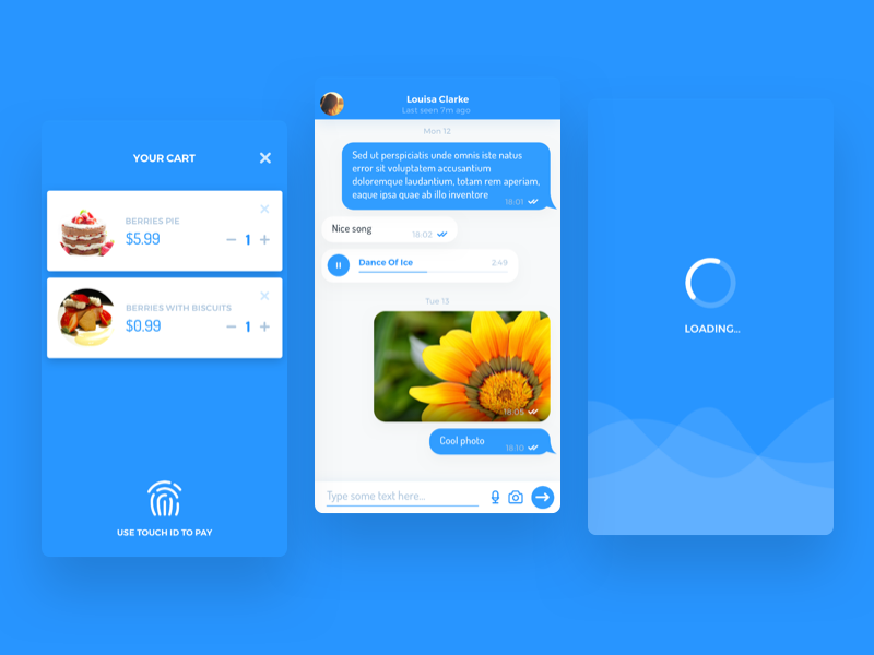 Rounded UI kit Freebie by Anton Gudkov ~ EpicPxls