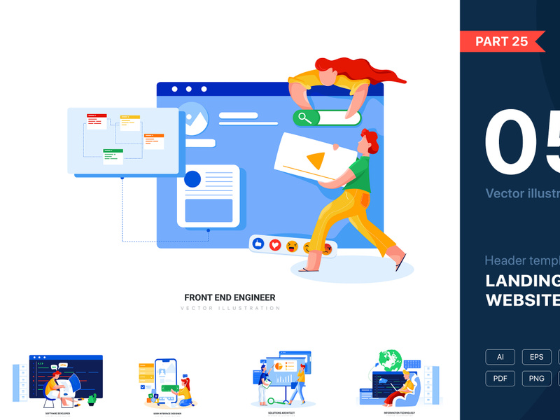 [Part 25] Website illustrations set by Freeslab88 ~ EpicPxls