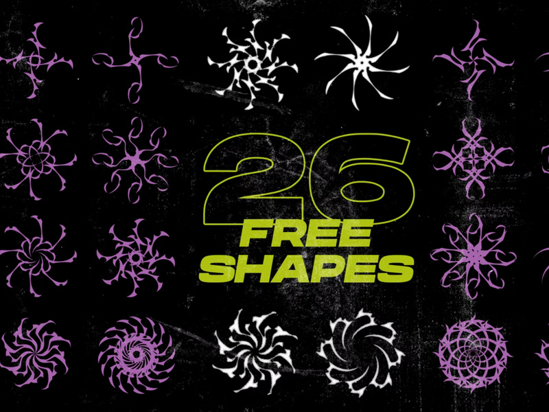 26 Free Blade Shapes by sick again ~ EpicPxls