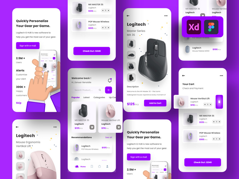 E-Commerce Mouse Store App by Infinity_Labs ~ EpicPxls