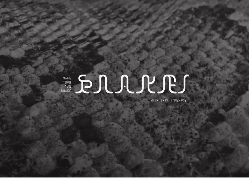 Snake Free Typeface by Ivan Harsanto ~ EpicPxls