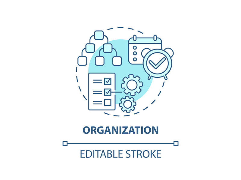 Organization concept icon by bsd studio ~ EpicPxls
