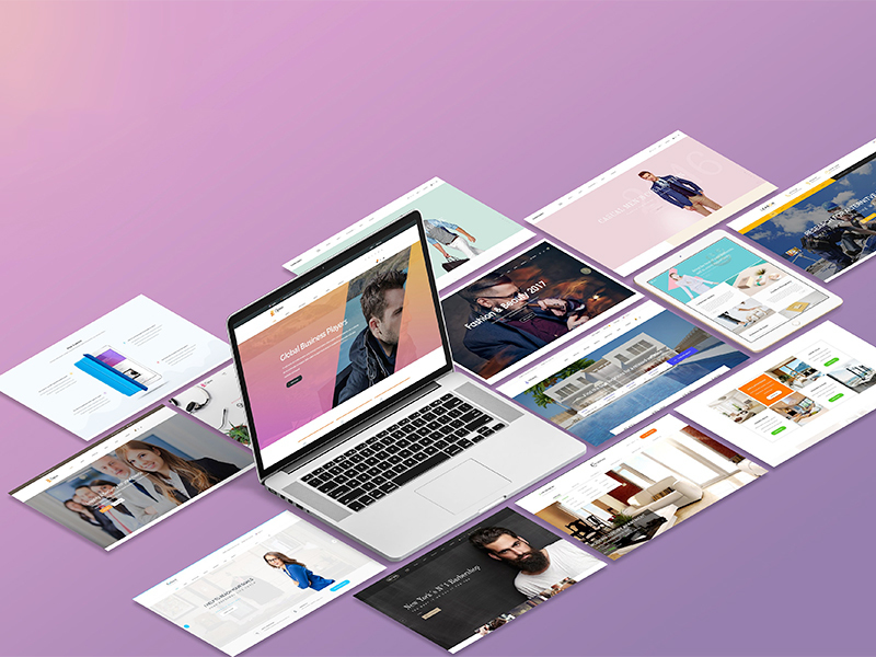 Perspective Website Mockup by madbrains by Madbrains ~ EpicPxls