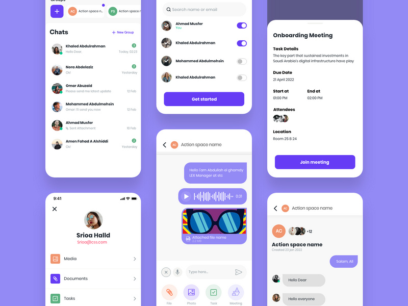 Chatting App (UI KIT) by Marwansamiir ~ EpicPxls